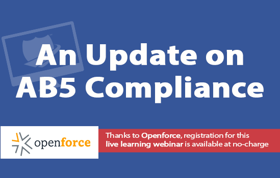 An Update on AB5 Compliance - Truckload Carriers Association