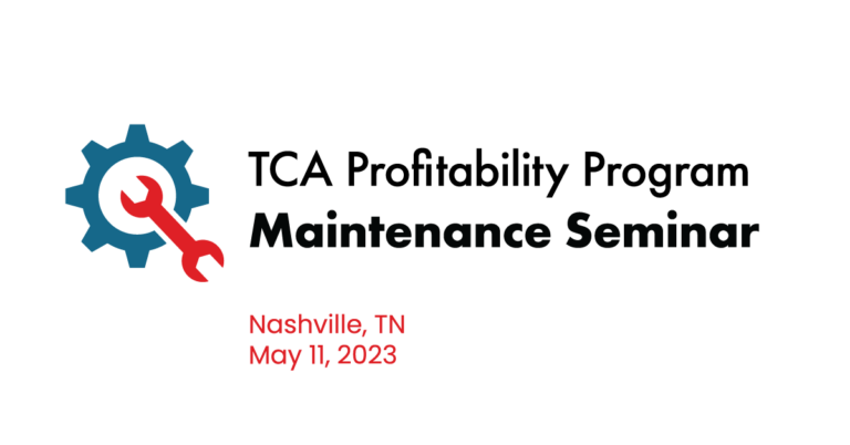 TCA Profitability Program Maintenance Seminar — Nashville - Truckload ...